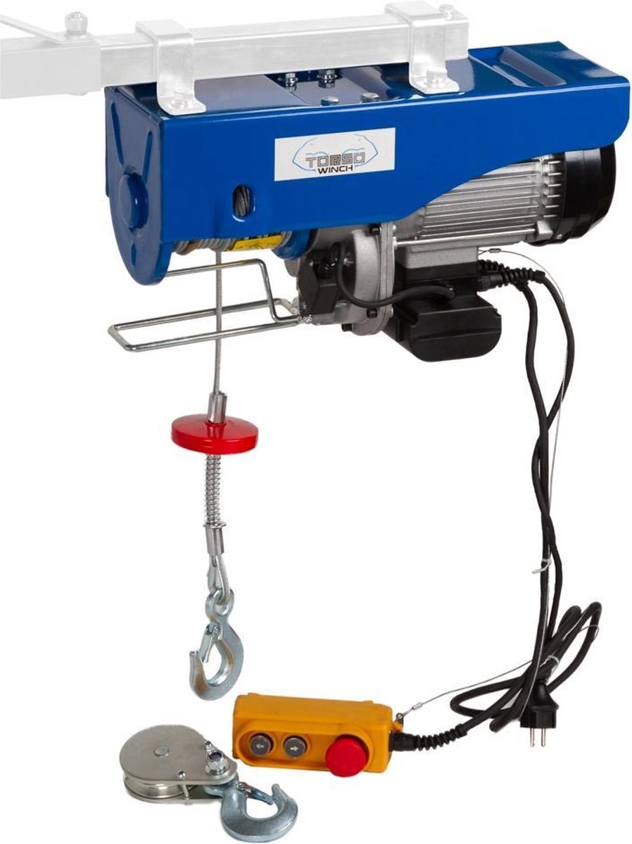 Electrische lier 500KG/990KG - Elektrische takel - 230 Volt - Torso | bol