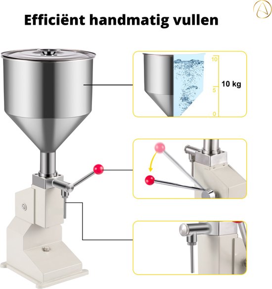 Arvona Handmatige Vulmachine - Vulmachine - Vloeistof - Flessen Vuller ...