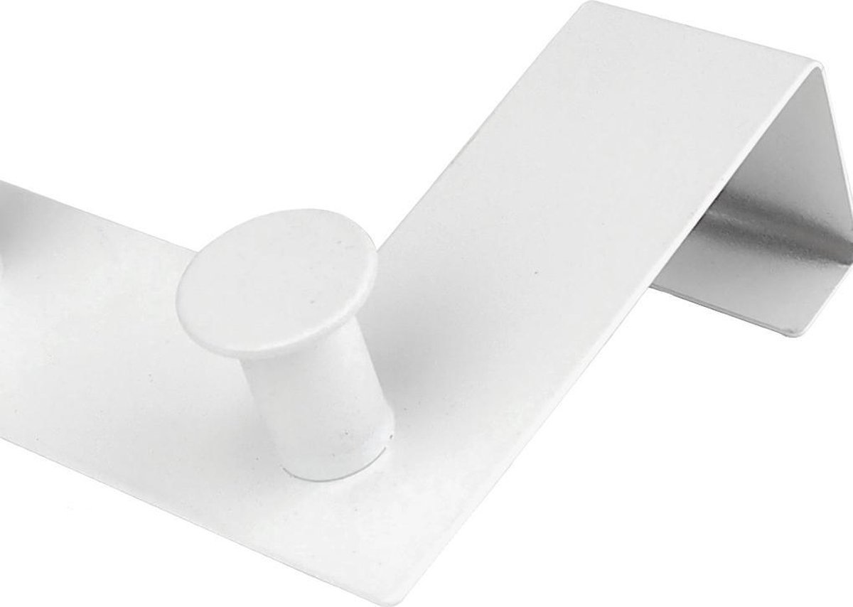 Naturn Living™ Deurkapstok RVS met 4 haken | Deurhaak | Deurhanger ...