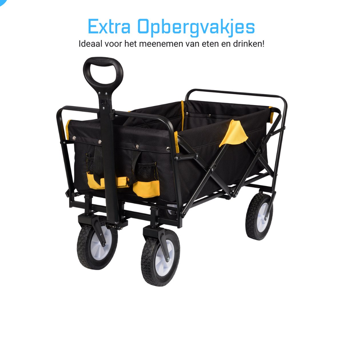 Bolderkar Opvouwbaar - Bolderkar Opvouwbaar Luchtbanden - Bolderwagen - Bolderkar met... | bol.com