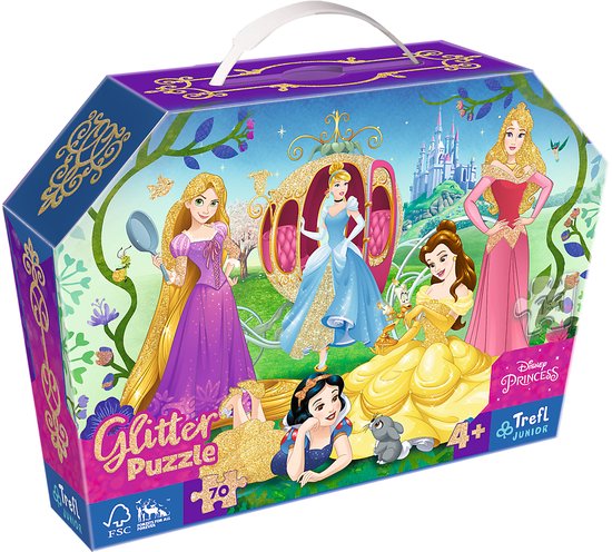 Princess Glitter Puzzel | bol.com