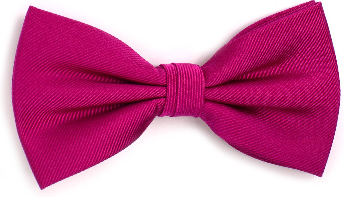 Klassieke vlinderdas fuchsia | bol