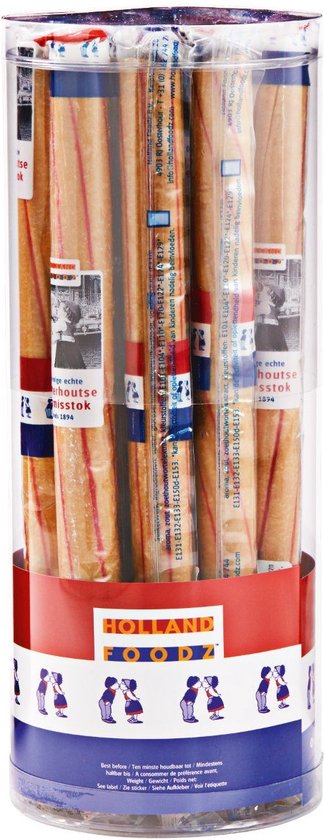 Holland Foodz Kaneelstok rode streep - Silo 12 stuks | bol