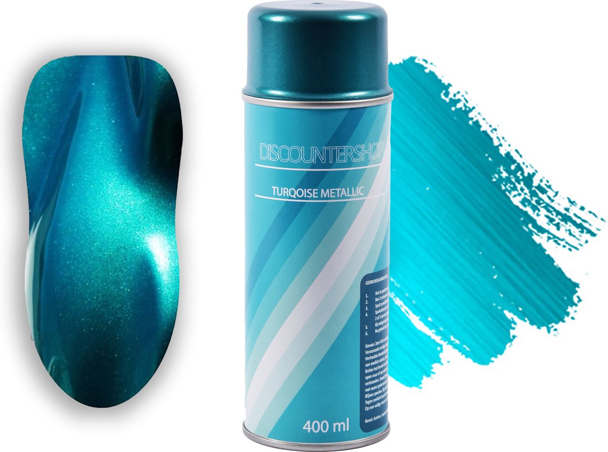 Spuitverf | Spuitlak | Spuitbus | turquoise metallic 3010 / 2125 ...