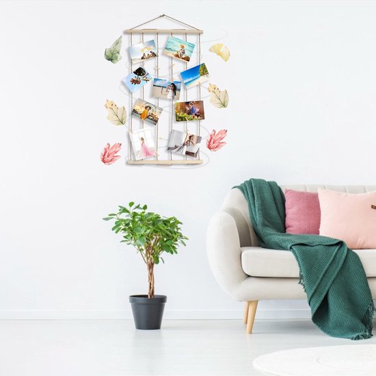 Mur de photos, collage de cadres photo, collage de cadres photo avec ...