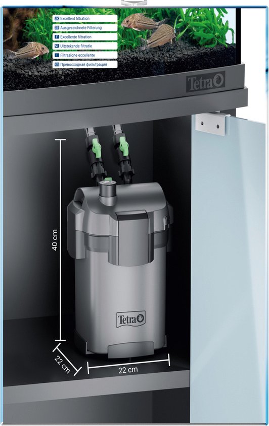 Tetra EX 700 Plus Filter - Voor aquaria van 100-200 L - Aquariumfilter ...