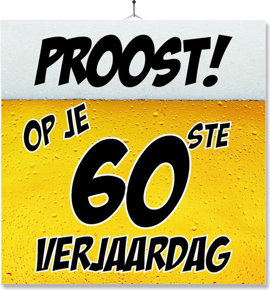 Tegel Met Opdruk | Grappig | Humor | Verjaardag kado | Proost op je ...