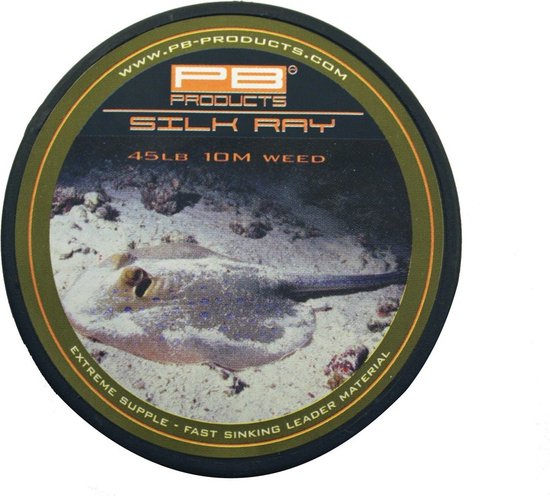 PB Products - Silk Ray Leader materiaal - 10 meter - Silt (45 lb) | bol