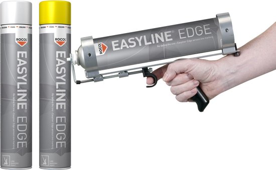 Easyline Edge markeerverf spuitpistool 6 bussen witte markeerverf | bol