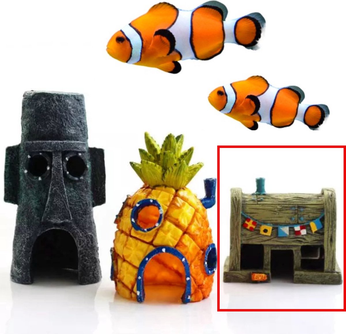 Aquarium Decoratie - Ornamenten - 1 Stuk - Krokante Krab Restaurant van ...