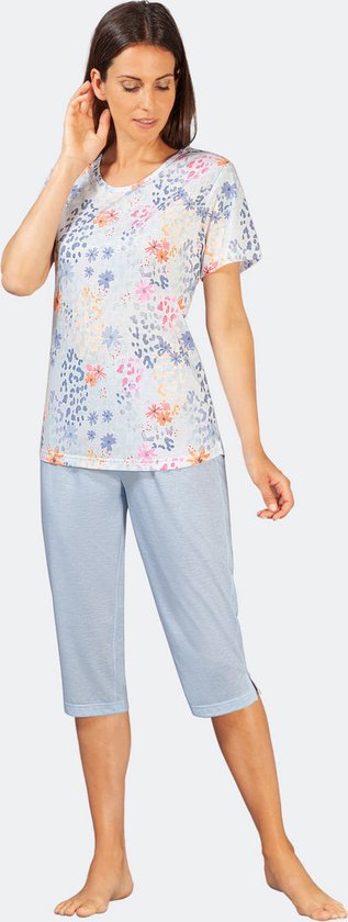 Hajo dames pyjama watercolor flowers | bol