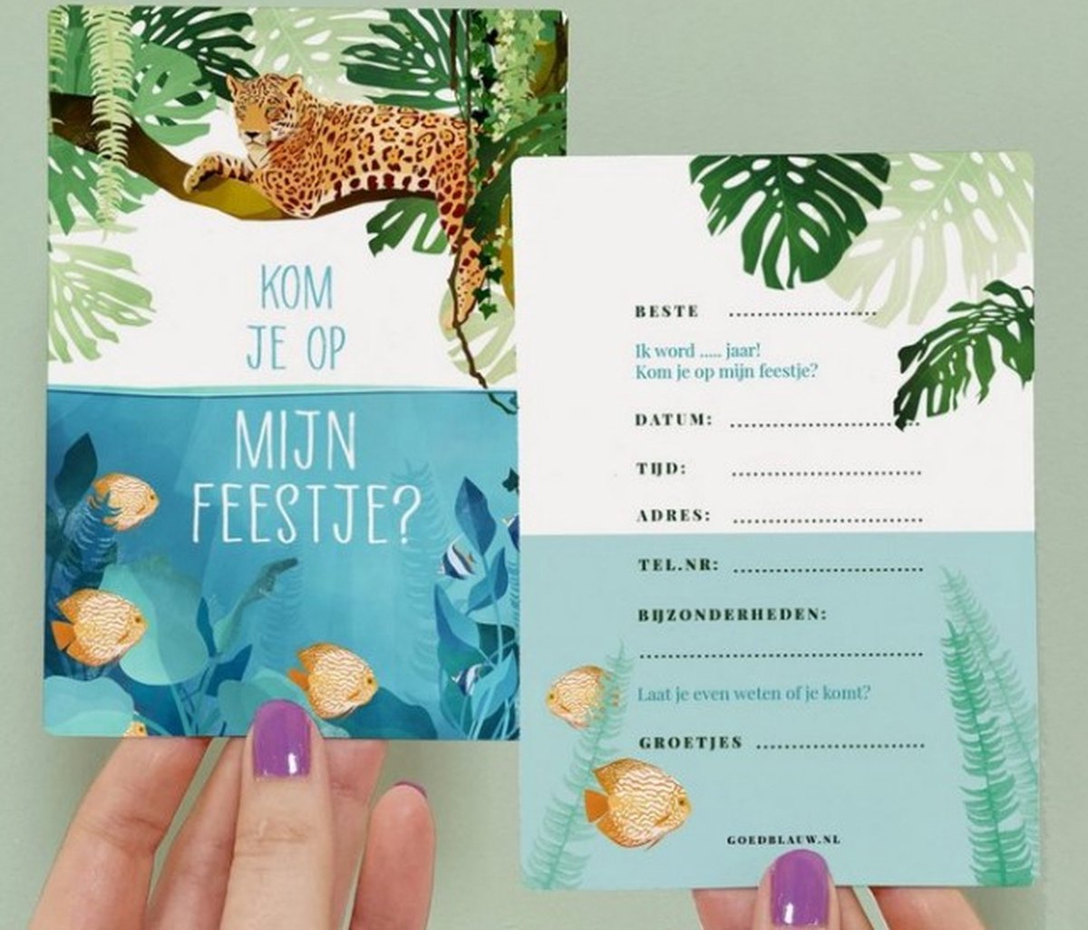 Uitnodiging Jungle - Uitnodiging Kinderfeestje - Jungle En Safari Thema ...