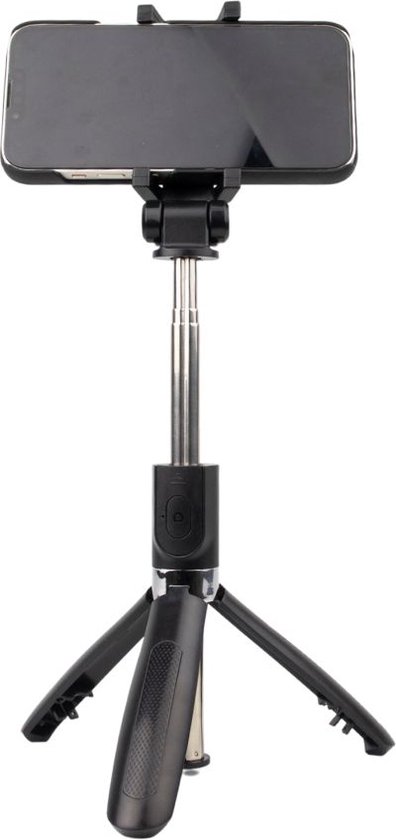Ezra – Selfiestick Smartphone Tripod 2 in 1 Zwart | bol
