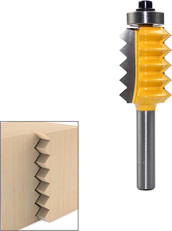 DW4Trading Houtfrees Verlijm- en Vingerlasfrees Panel V Hoogte 30 mm ...