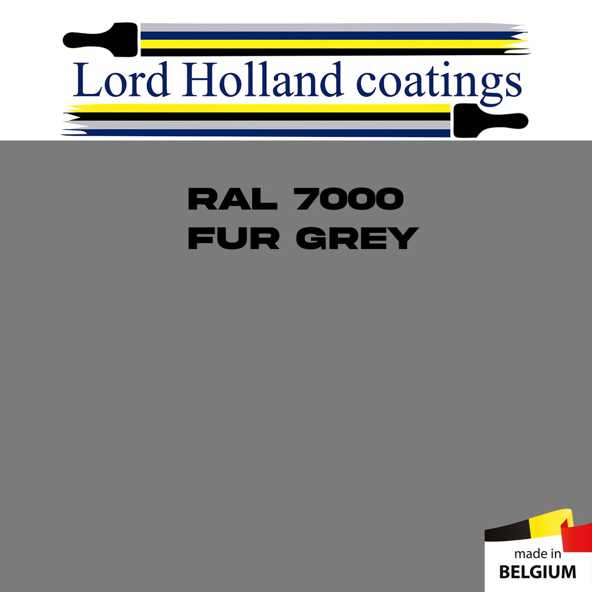 Lord Holland Betonverf | Ral 7000 Pelsgrijs | Powercoat+ Pu vloerverf ...