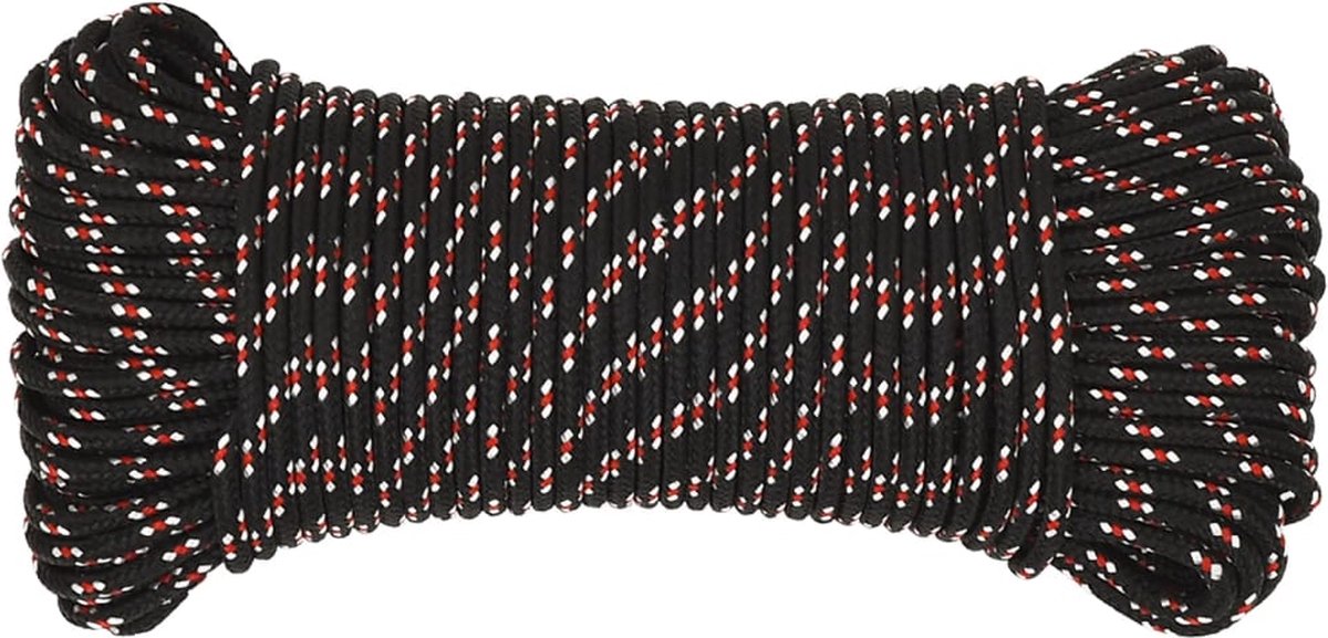 vidaXL Boot touw 4 mm 100 m polypropyleen zwart | bol.com
