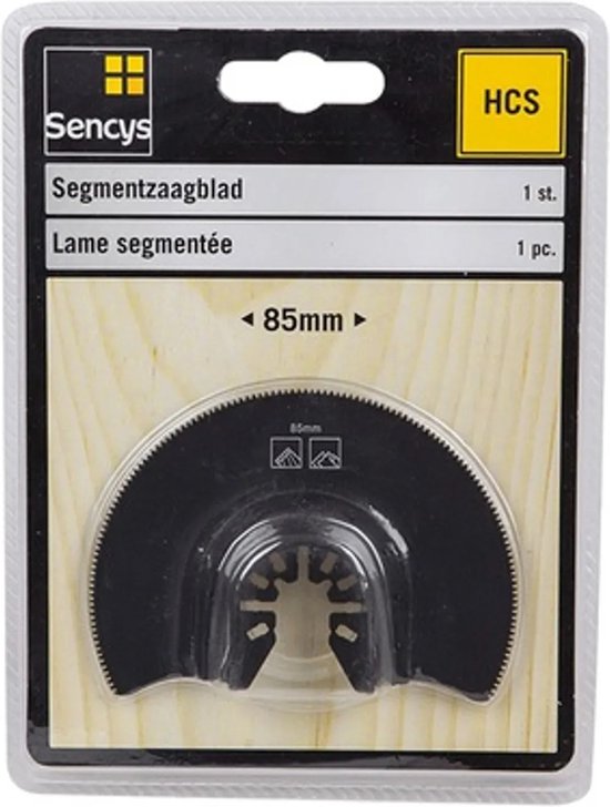 Sencys segmentzaagblad 85mm HCS | bol.com