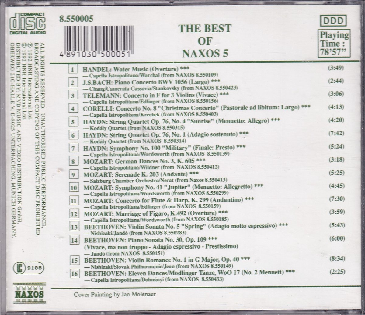 Galaconcert - The best of Naxos 5 - Diverse artiesten spelen werken van ...