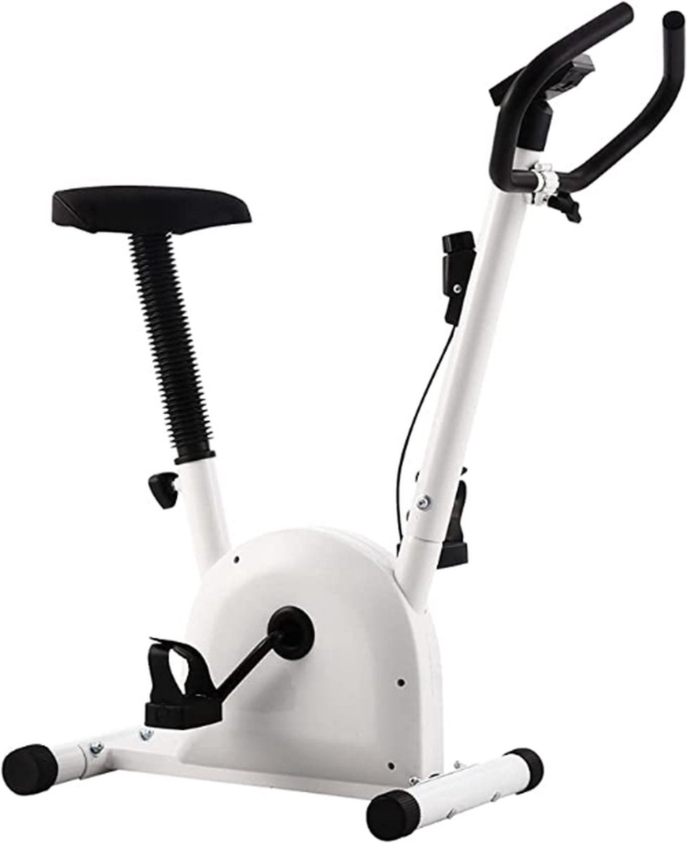 Hometrainer met bandweerstand wit - Home Trainer - Fiets Home Trainer ...