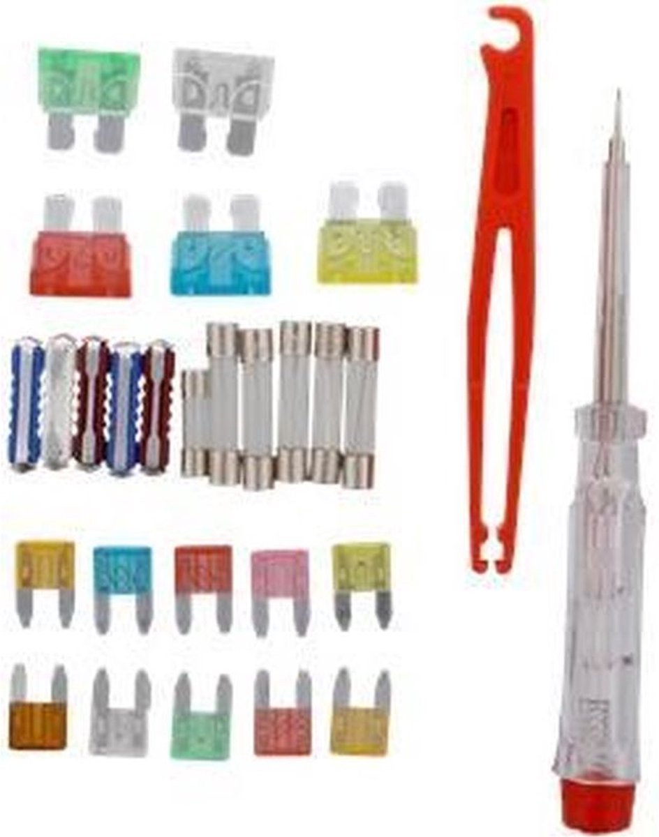 Dunlop 28-delige Zekeringenset - Zekering Auto - Uitgebreide Zekeringen ...