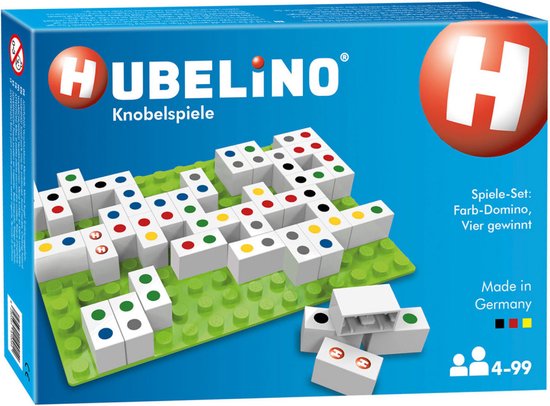 Hubelino Speelset Kleur Domino 4 op een rij | Games | bol