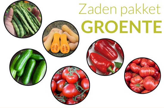 Zadenpakket - Groente - Zelf Kweken - Moestuin | bol