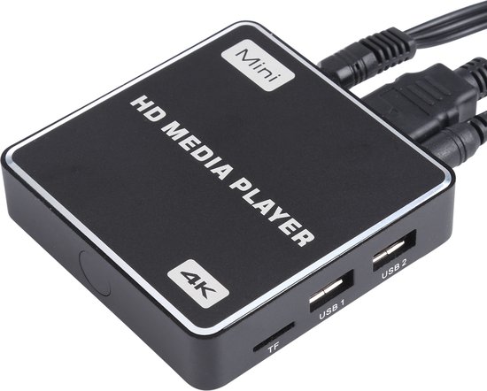 AFINTEK Mini HD Media Player - 4K - Autoplay - Video - Mediaplayer | bol