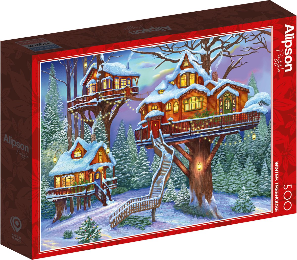 Winter Treehouse Puzzel 500 Stukjes | bol.com