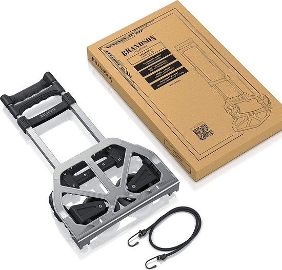 Brandson - Steekwagen van aluminium - transportwagen tot 70 kg ...