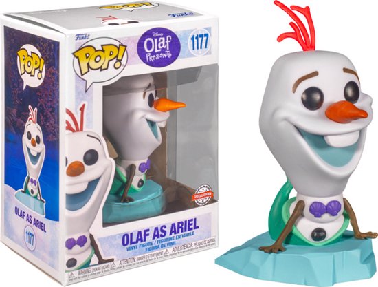 Funko POP! Disney 1177 Olaf As Ariel Exclusive | bol.com