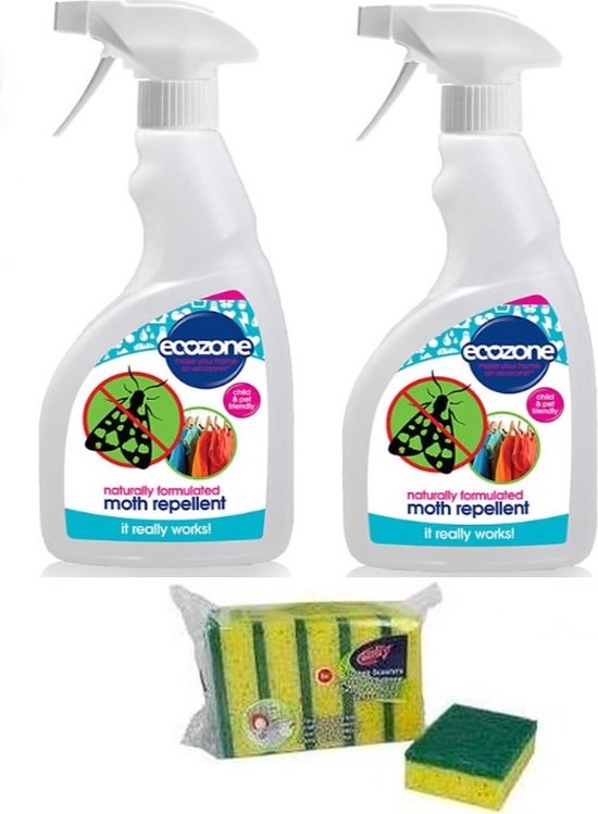 Ecozone Natuurlijke Motten Spray - Mottenballen - Mottenval - Motten ...