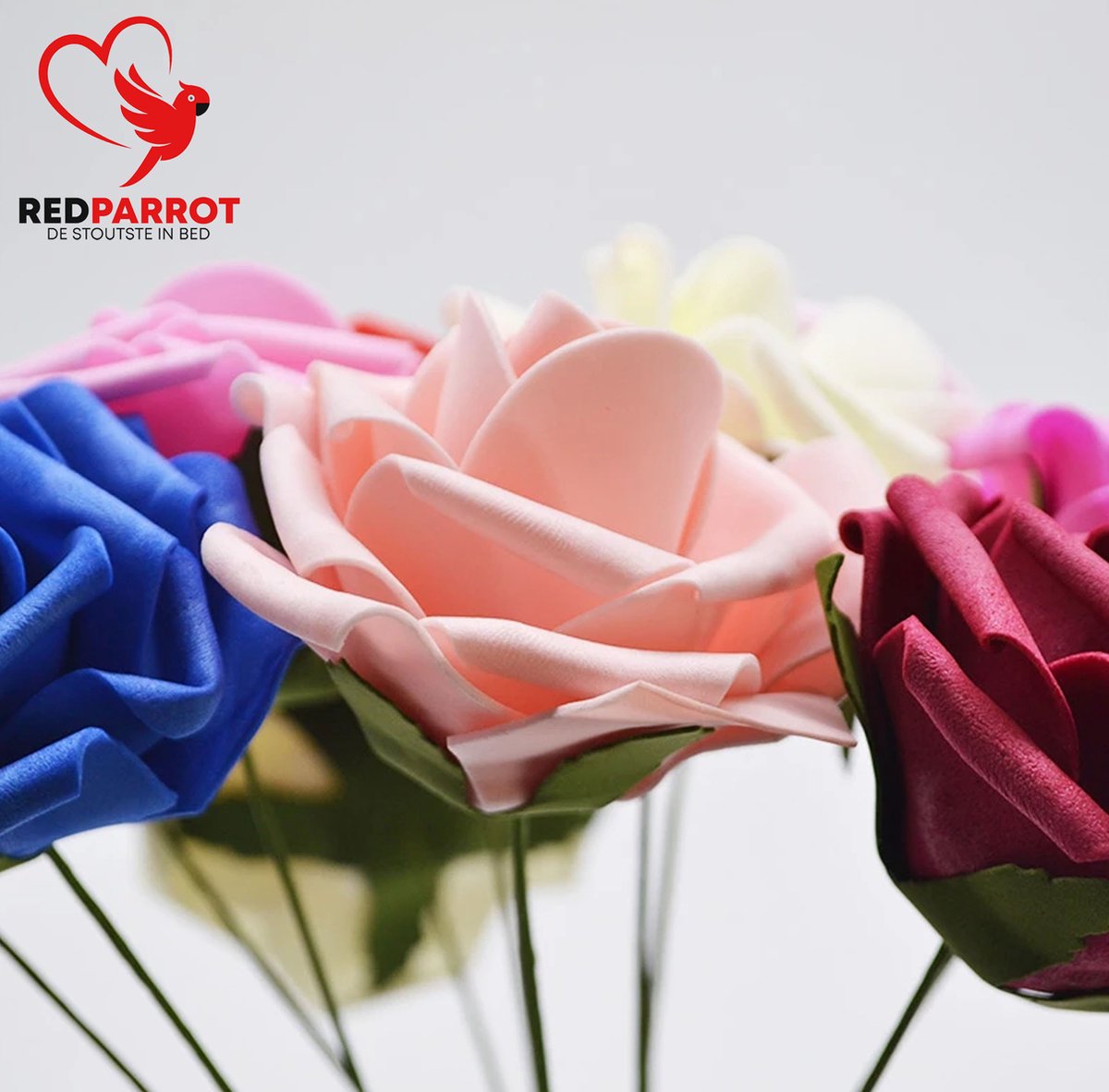 Luxe kunst rozen set van 10 | Decoratie | Nep rozen | Vastbinden ...