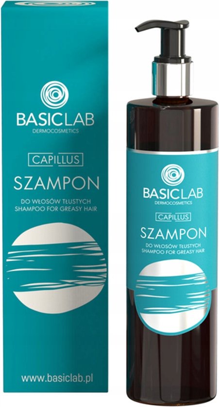 Basiclab - Capillus Shampoo szampon do włosów tłustych 300ml | bol.com