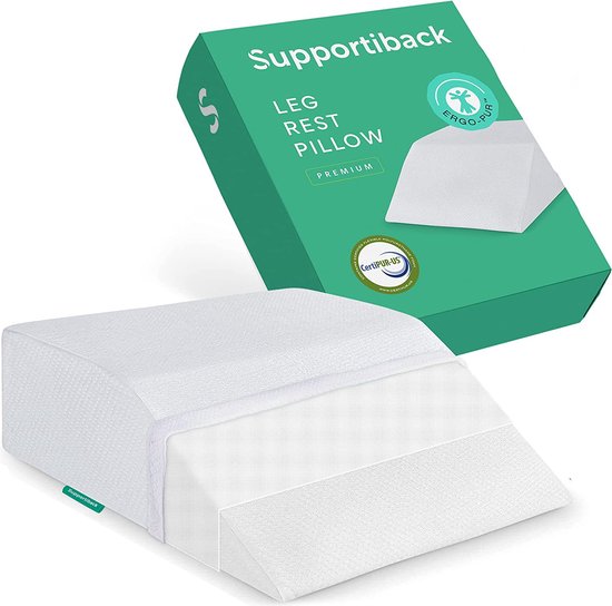 therapeutisch beenkussen – met geheugenschuim, wasbare overtrek ...