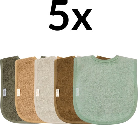 Funnies Slabben 5-Pack Aardetinten | Stone Green | Brown Clay | Cream ...