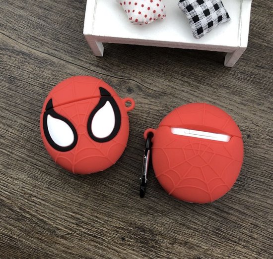 Spiderman-Marvel-Case-Bescherming-Superheld-Airpod 1/2-Hoesje | bol.com