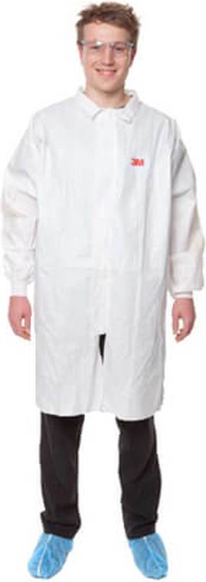 3M 4440 Laboratoriumjas 03900001 - Wit - XL | bol
