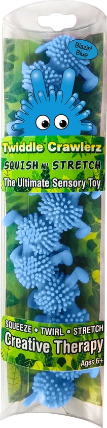 Twiddle Crawlerz - Squish n' Stretch - Blazin' Blue - Fidget Toy | bol.com