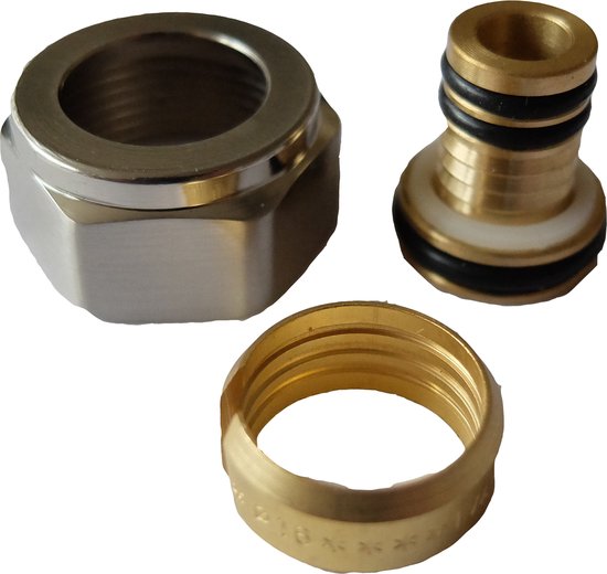 Plieger Como koppeling M24 x 16x2mm t.b.v. Como onderblok per stuk RVS ...