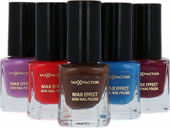 Max Factor Mini Nagellak Set 12 - 5 x 4,5 ml (set van 5) | bol