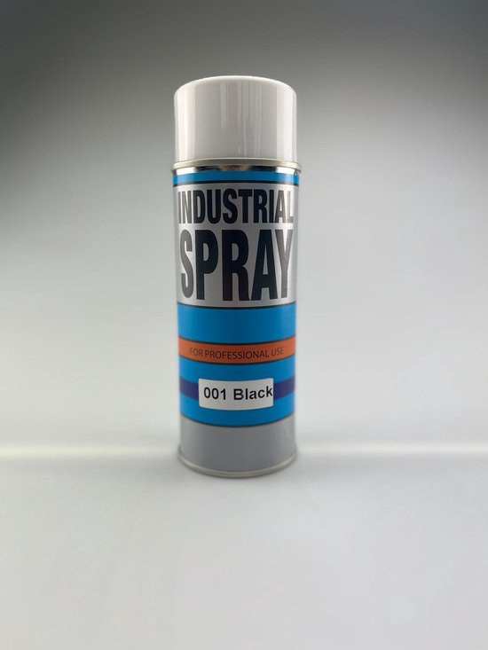 Spuitverf zwart | Spuitbus zwart | Spuitlak zwart - Industrial Spray ...