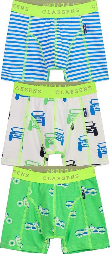 Claesen's® - Jongens Boxer 3 Pack - Multi Jeep - 95% Katoen - 5% Lycra ...