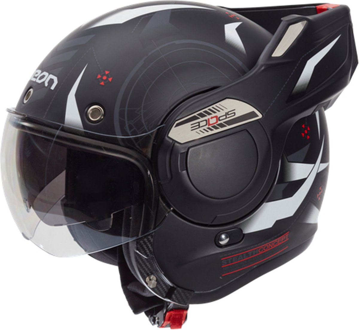 BEON B707 STRATOS Stealth - Sportieve Fighterjet Systeemhelm ...