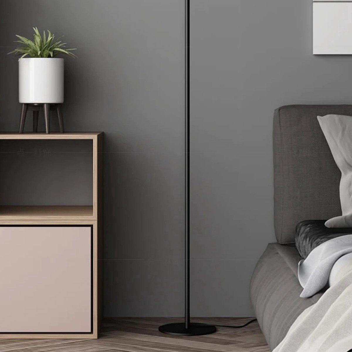 Dimbare Vloerlamp - Staande Lamp - Verlichting - LED Lamp - Vloerlampen ...