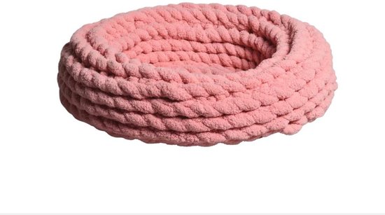 Luxe Hondenmand Roze - 50cm Badstof - Dierenmand - Hondenkussen ...