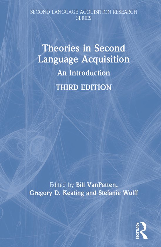 Second Language Acquisition Research Series- Theories in Second Language Acquisition |... | bol