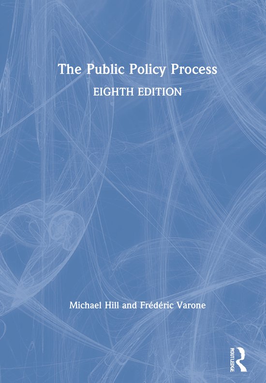 The Public Policy Process, Michael Hill | 9780367445362 | Boeken | bol