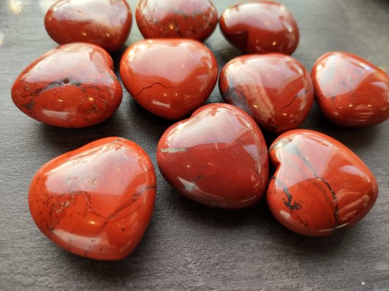 Rode Jaspis hartje 30mm | bol.com