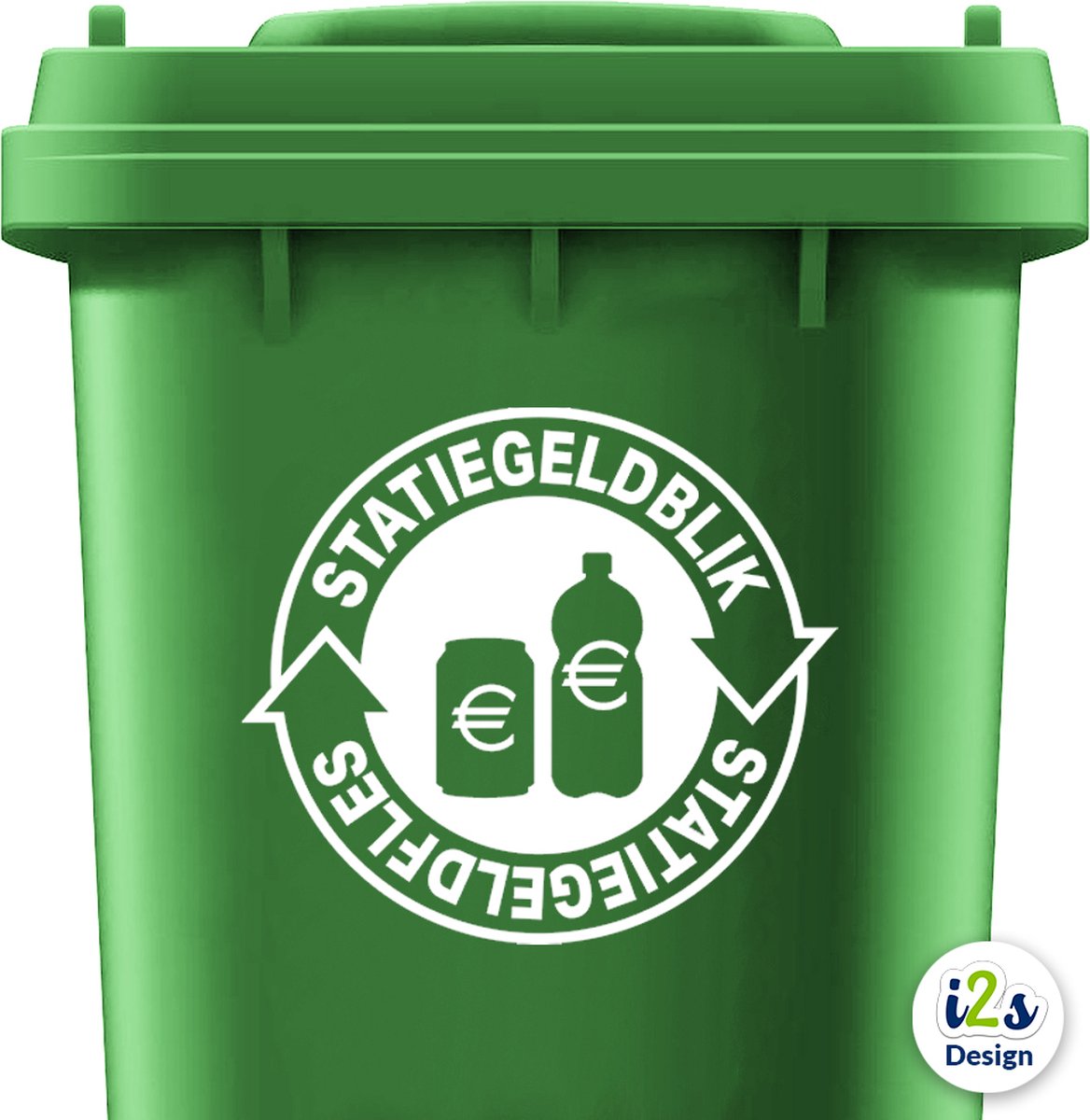 Statiegeldsticker op blikjes en flesjes - Afmeting 15cm - Kleur wit ...