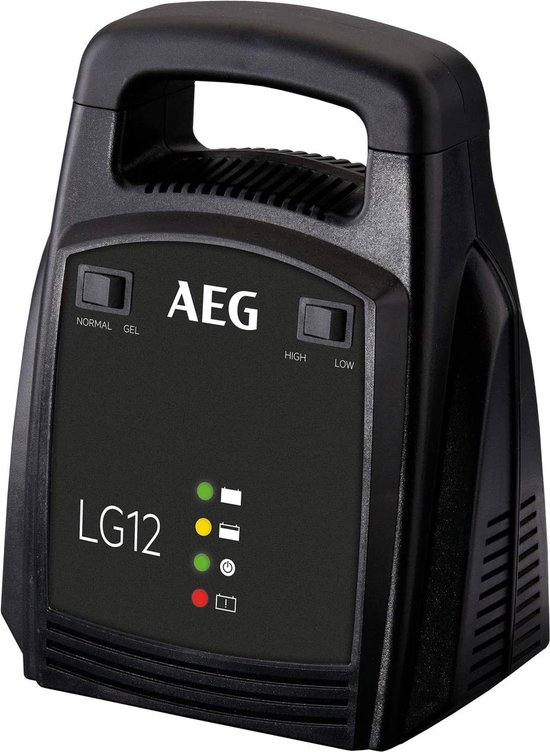 AEG Automotive 10274 Batterijlader LG (12 volt, 12 ampère, led-display ...